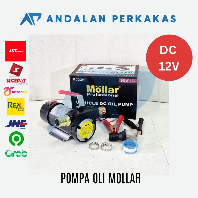 Jual Pompa oli arus DC accu/aki 12Volt untuk pompa oli/bensin/solar ...