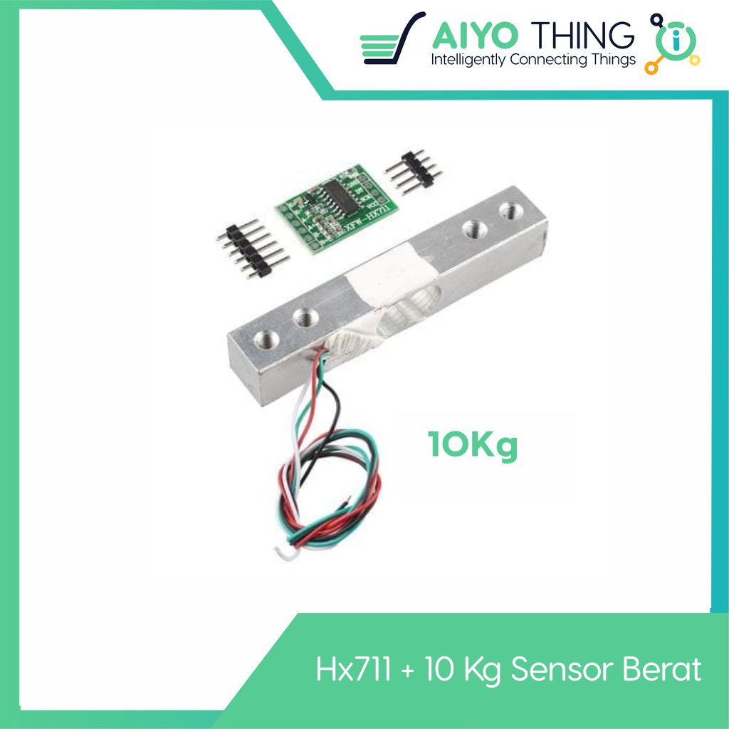 Jual HX711 + Loadcell 10 Kg Load Cell Sensor Berat YZC131 Arduino | Shopee Indonesia