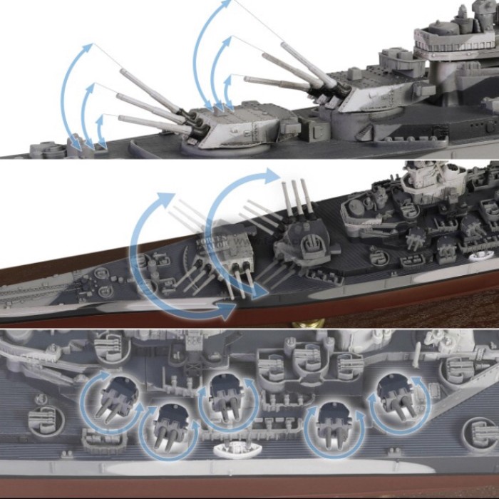 Jual FLASH SALE!!! DIECAST KAPAL PERANG USS MISSOURI (BB-63) 1944 ...