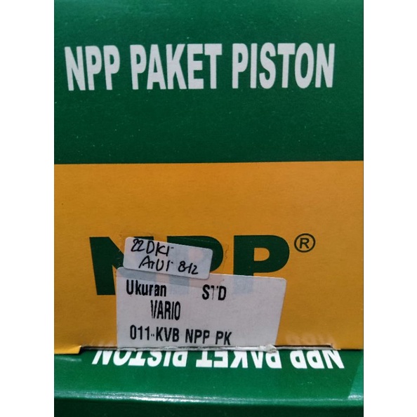 Jual Piston Kit NPP Vario (KVB) STD 25 50 100 150 200 | Shopee Indonesia