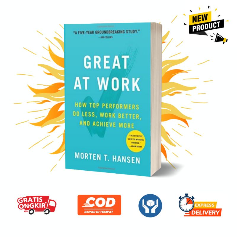 Jual BUKU GREAT AT WORK - MORTEN T. HANSEN ( ENGLISH ) | Shopee Indonesia