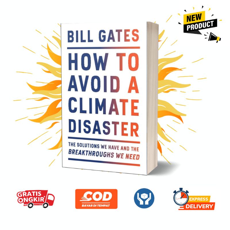 Jual How to Avoid a Climate Disaster by Bill Gates (English) | Shopee ...