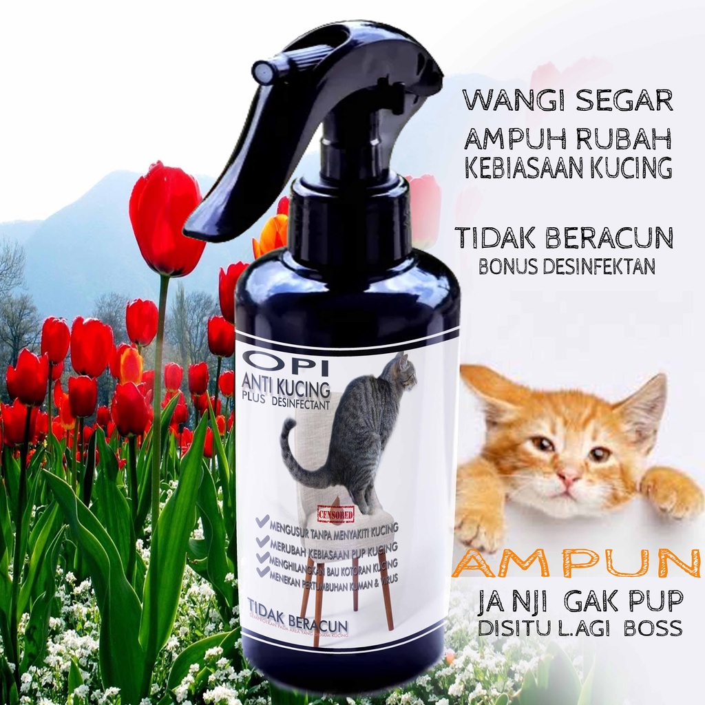 Jual Cairan ajaib pengusir atau merubah kebiasaan pup kucing spray ...