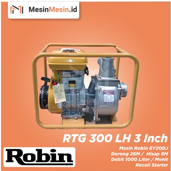Jual ROBIN RTG 300 LT 3 INCH POMPA AIR IRIGASI BENSIN | Shopee Indonesia