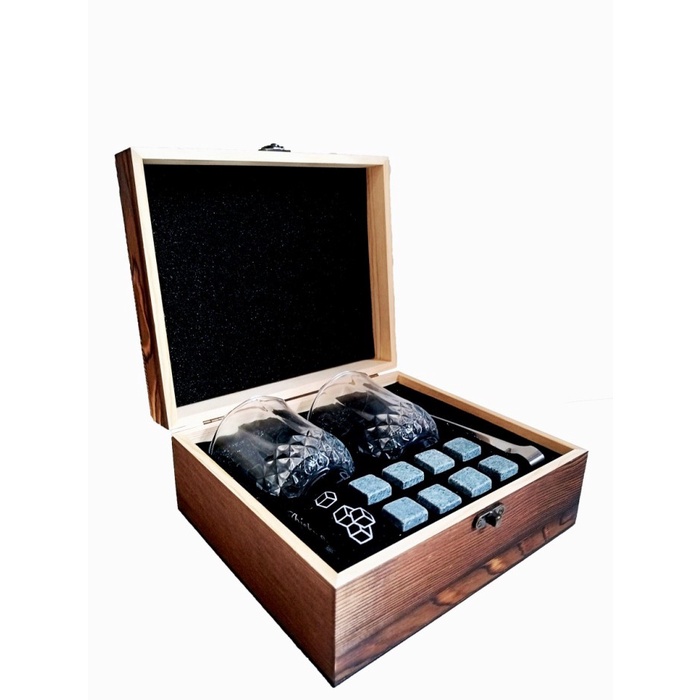 Jual GELAS KACA WHISKY SET - WHISKEY GLASS GIFT SET MEDIUM | Shopee ...