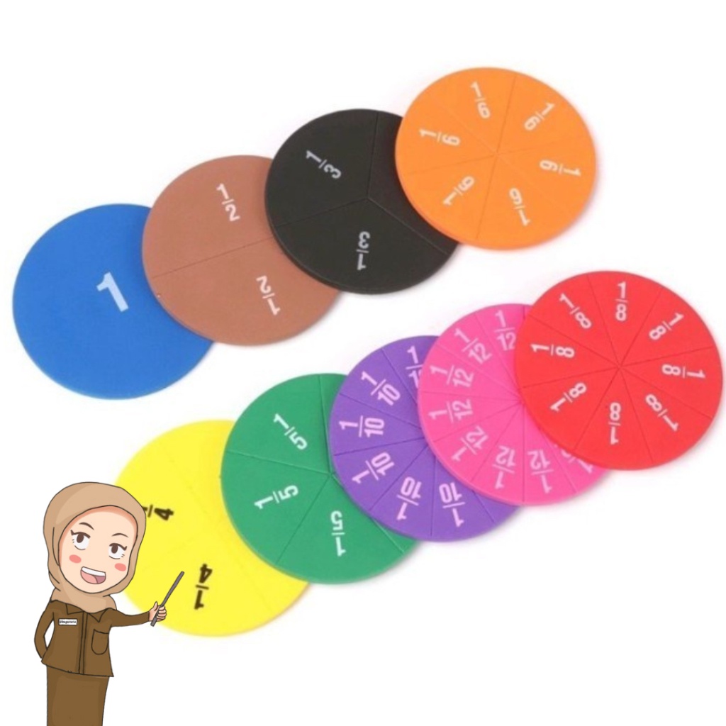 Jual Bu Guru Ria - Pecahan Media Pembelajaran Matematika dan Alat ... Jual Bu Guru Ria - Pecahan Media Pembelajaran Matematika dan Alat ...