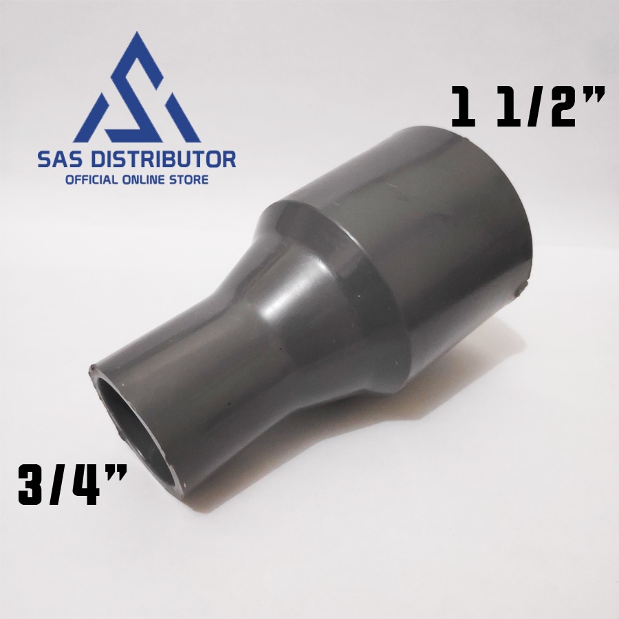 Jual Vlok Sok 1 1/2 x 3/4" inch PVC Soket / Reducer Sock 1 1/2 x 3/4 AW ...