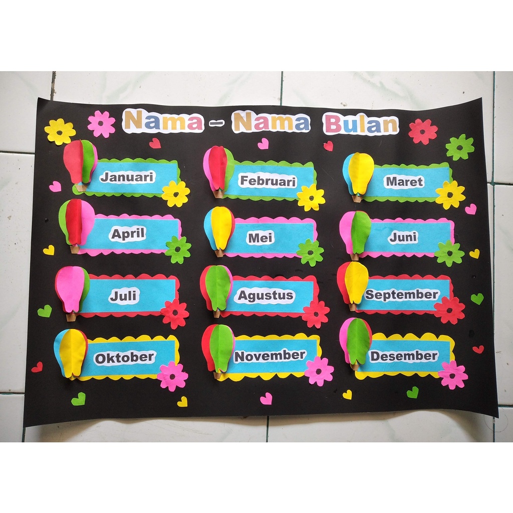 Jual Hiasan dinding nama-nama bulan | Shopee Indonesia