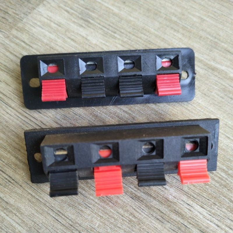Jual Terminal speaker jepit 4 pin stereo | Shopee Indonesia
