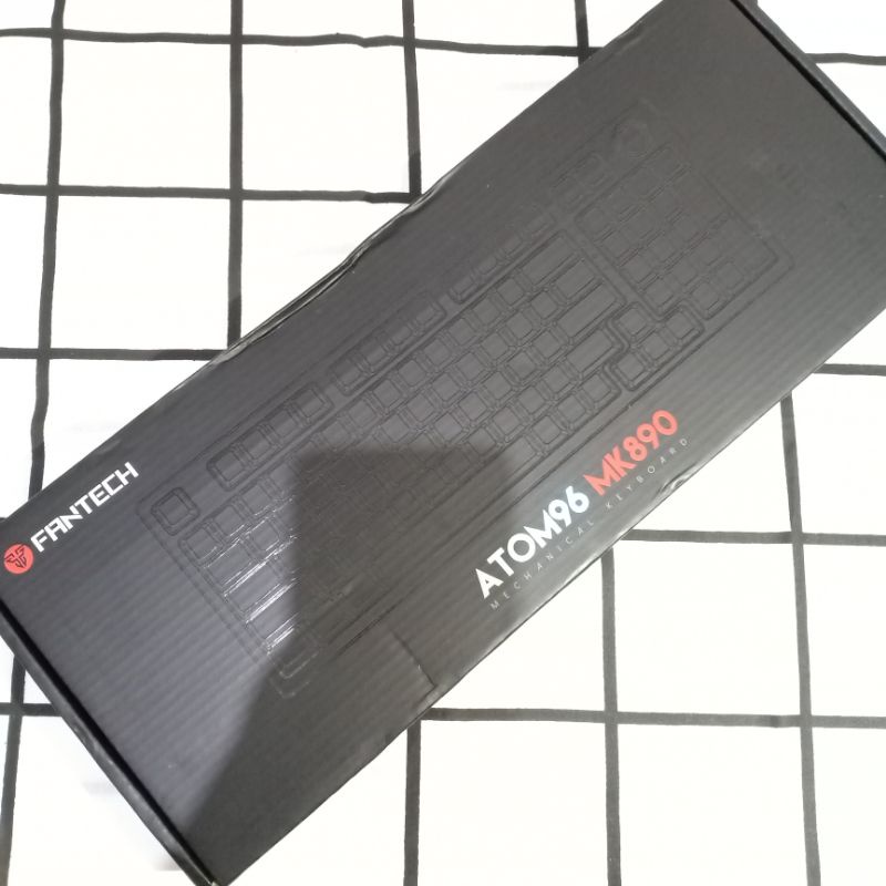 Jual Fantech ATOM96 MK890 RGB Keyboard Gaming Mechanical Full Size - Gray Red Switch | Shopee ...