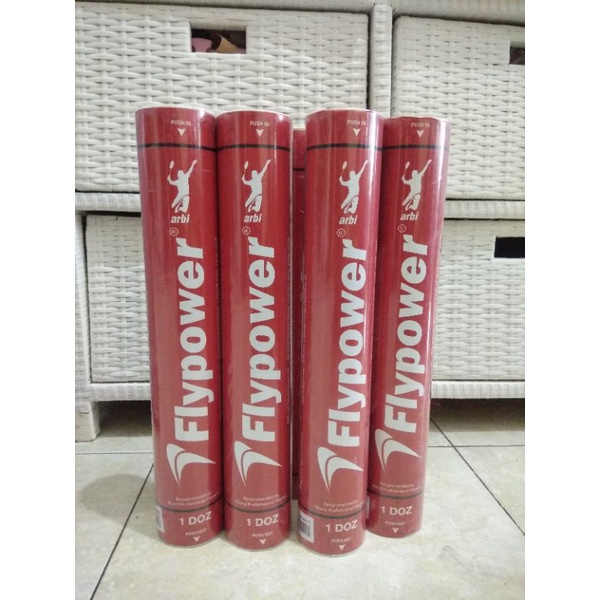 Jual SHUTTLECOCK FLYPOWER MERAH ORIGINAL® | Shopee Indonesia