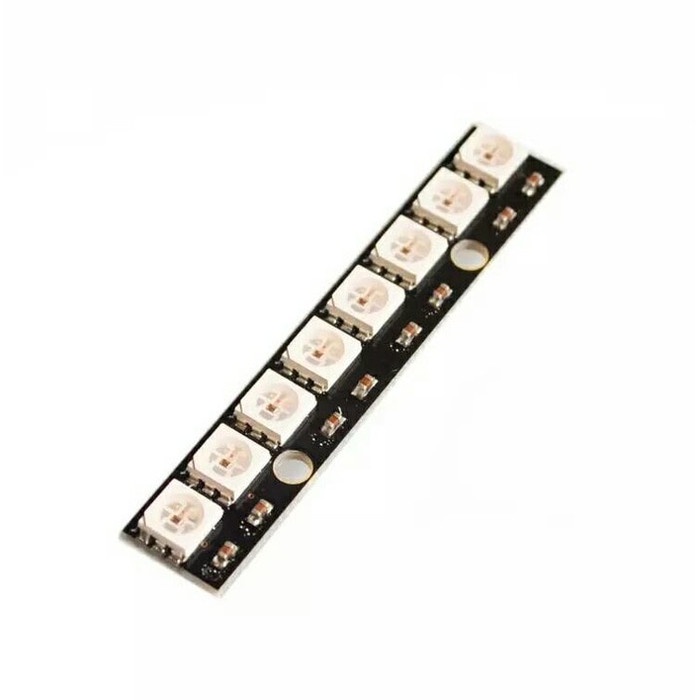 Jual RGB LED Stick 8Bit WS2812 5050 + Integrated Drivers 5V Arduino | Shopee Indonesia
