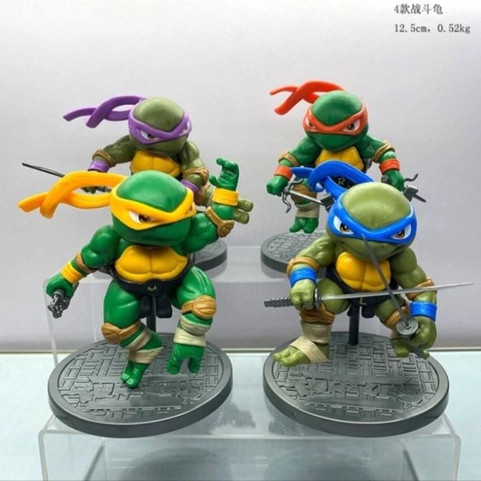 Jual Ni Ng- FIGURE TEENAGE MUTANT NINJA TURTLES KURA KURA NINJA SET ISI ...