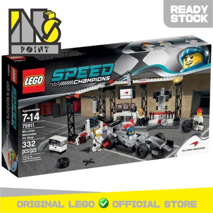 Jual Lego 75911 - Speed Champions - Mclaren Mercedes Pit Stop Ready ...