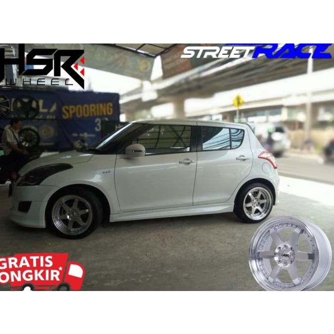 Jual Suzuki Swift Modifikasih Velg Hsr Borgo Ring 17+Ban Accelera 215/45/17 | Shopee Indonesia