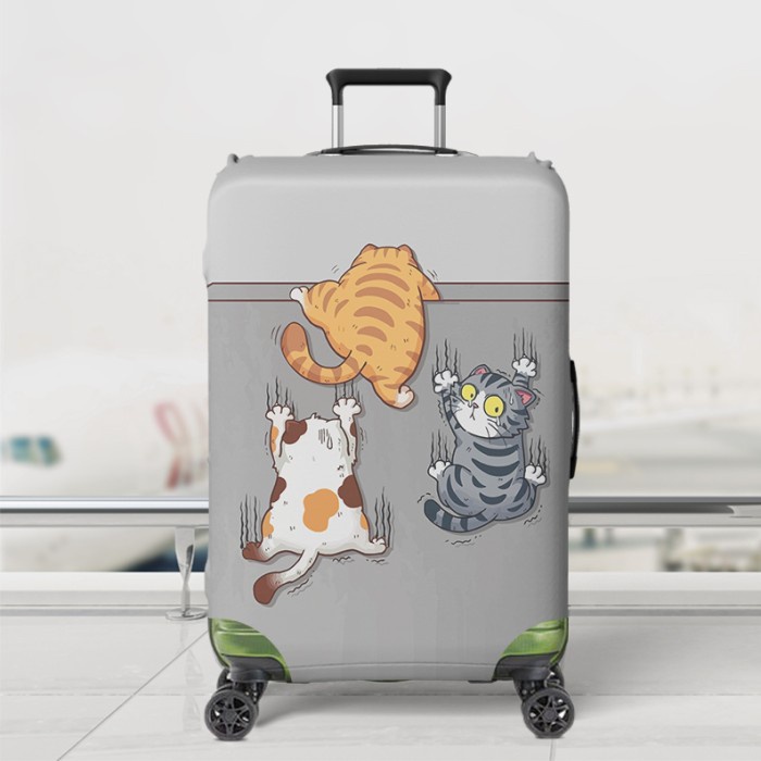 Jual Kucing Lucu Cat 001 Sarung Koper / Pelindung Koper / Luggage Cover ...