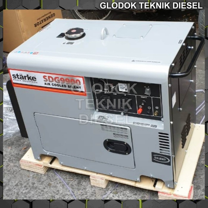 Jual STARKE GENERATOR GENSET DIESEL SILENT 5 KVA 5500 WATT SOLAR SDG 9900 | Shopee Indonesia