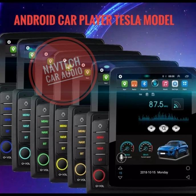 Jual Head unit android universal 9.7 inch Tesla model / vertikal screen ...