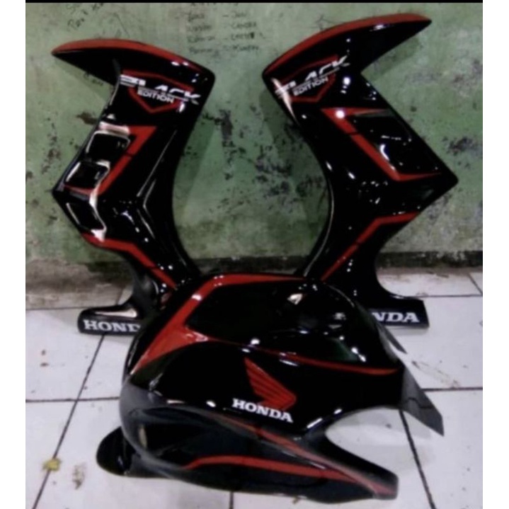 Jual half fairing + condom tangki mega pro | Shopee Indonesia
