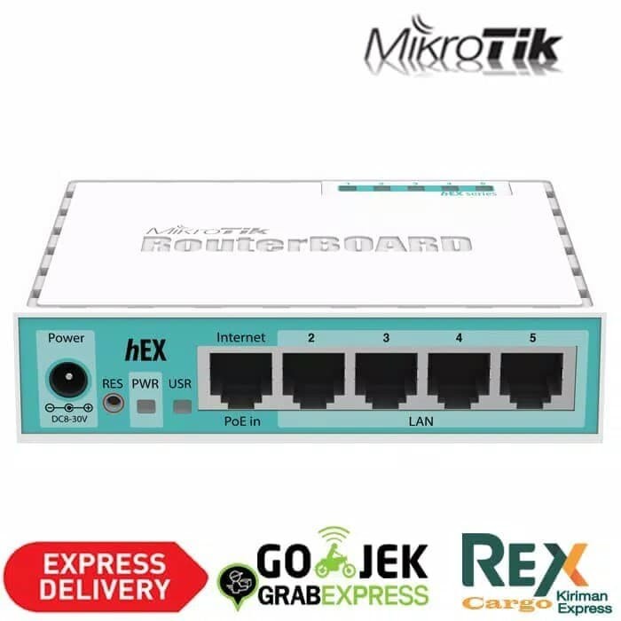 Jual Mikrotik RouterBoard RB750Gr3 hEX 5 Port Gigabit | Shopee Indonesia