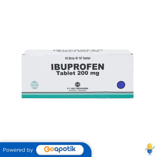 Jual IBUPROFEN FIRST MEDIFARMA 200 MG BOX 100 TABLET | Shopee Indonesia