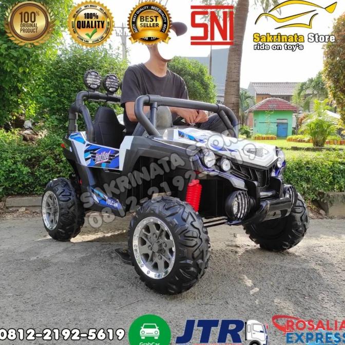 Jual mobil aki mainan anak remote Jeep Buggy Besar 4WD | Shopee Indonesia
