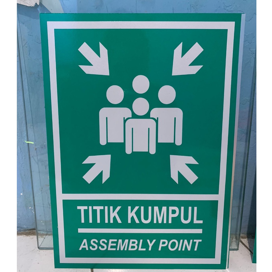 Jual Rambu/Sign Titik Kumpul (Assambly Point) | Shopee Indonesia