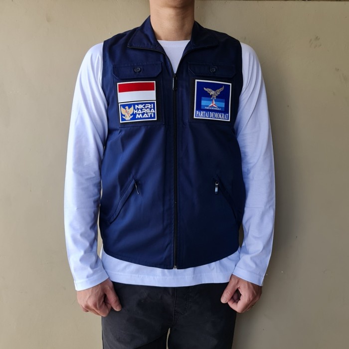 Jual Rompi Tactical PARTAI DEMOKRAT 1 Set Emblem Premium | Shopee Indonesia