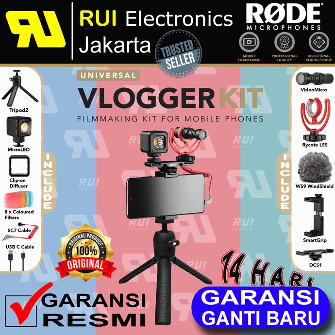 Jual RODE Vlogger Kit Universal Filmmaking Kit for Mobile Phones ...