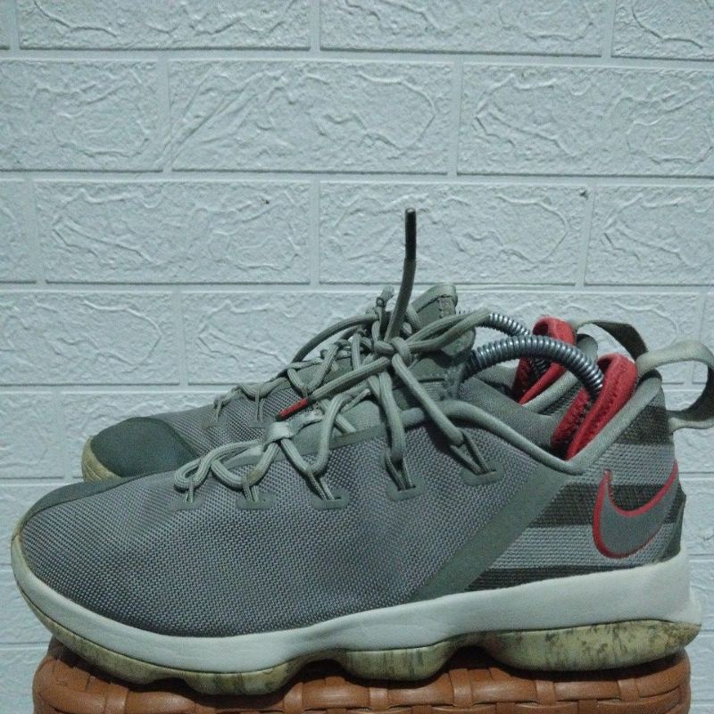 Jual LEBRON JAMES 14 LOW GRAY OLIVE | Shopee Indonesia