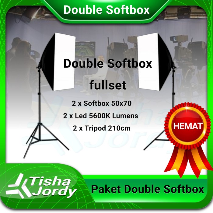 Jual Paket Lighting Studio Softbox Lampu Box | Shopee Indonesia