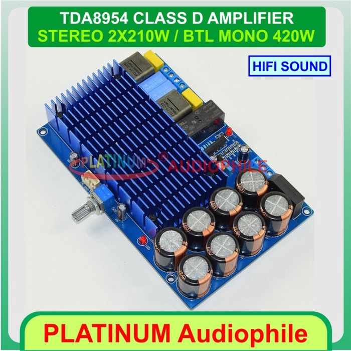 Jual TDA8954 Amplifier Class D 2x210W BTL 1X420W TDA8954TH Class D ...