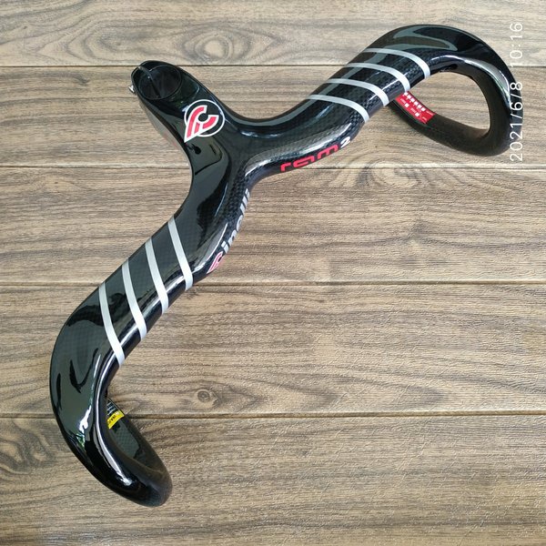 Jual Cinelli Ram 2 Carbon Dropbar Roadbike Handlebar Black Silver 42 Cm ...