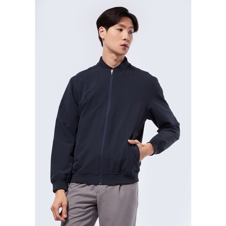 Jual Executive Slim Fit Bomber Jacket | Shopee Indonesia