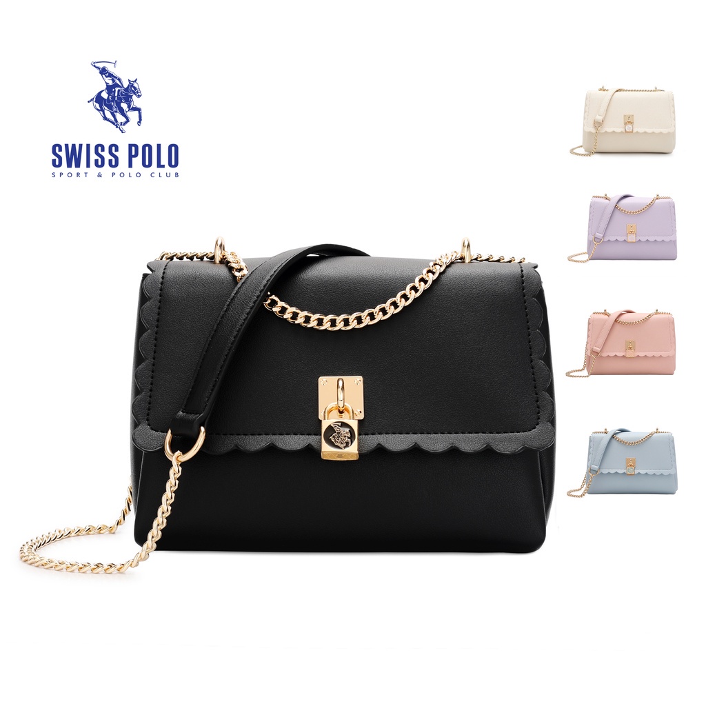 Jual Swiss Polo Chain Shoulder Bag / Sling Bag / Crossbody Bag (Tas ...