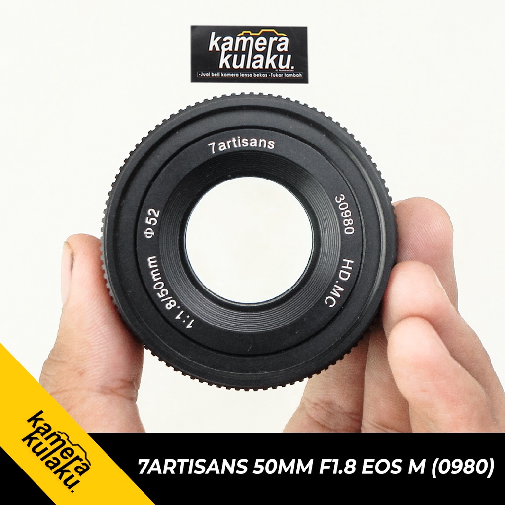 Jual LENSA 7ARTISANS 50MM F1.8 FOR EOS M cocok untuk M10 M3 M100 M200 ...