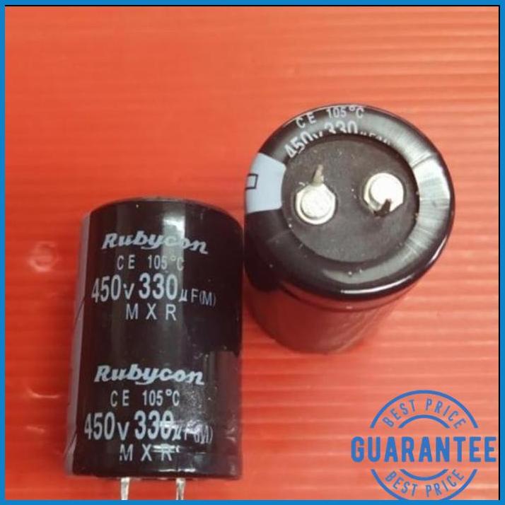 Jual ELCO 330UF 330 UF 450V 450VOLT 450 VOLT RUBICON RUBYCON ASLI | BPL | Shopee Indonesia
