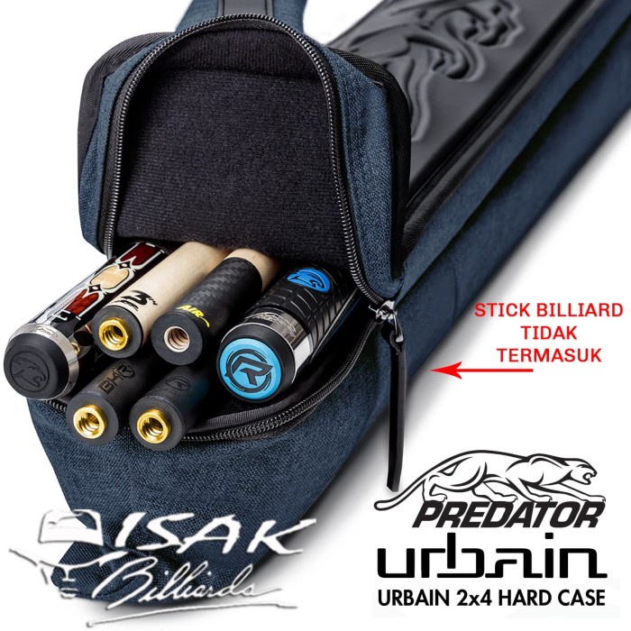 Jual Predator Urbain 2X4 Blue Hard Cue Case - Tas Stick Billiard Biliar ...