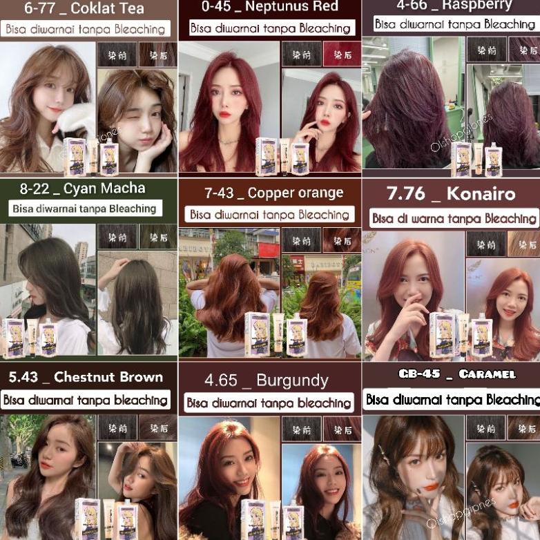 Jual Update Fenkang Miomiosaki hair color japan tanpa bleaching cat ...