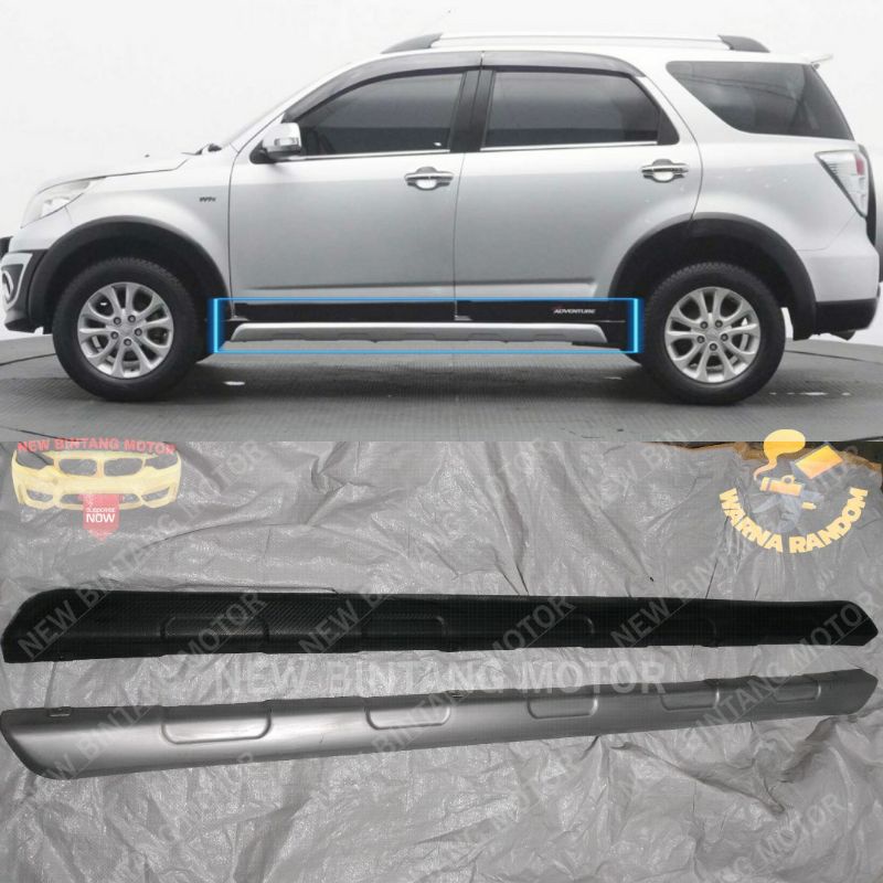 Jual Bodykit samping sideskirt daihatsu terios adventure satuan 2012 ...