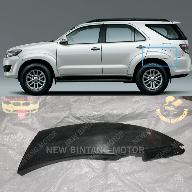 Jual Over fender toyota fortuner belakang kiri 2012 2015 original ...