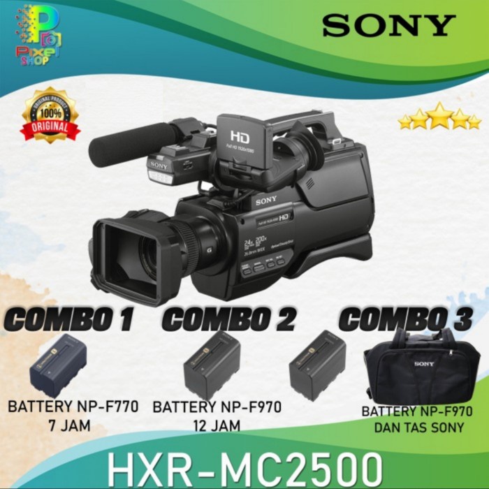 Jual SONY HXR-MC2500 CAMCORDER GARANSI RESMI SONY INDONESIA | Shopee ...