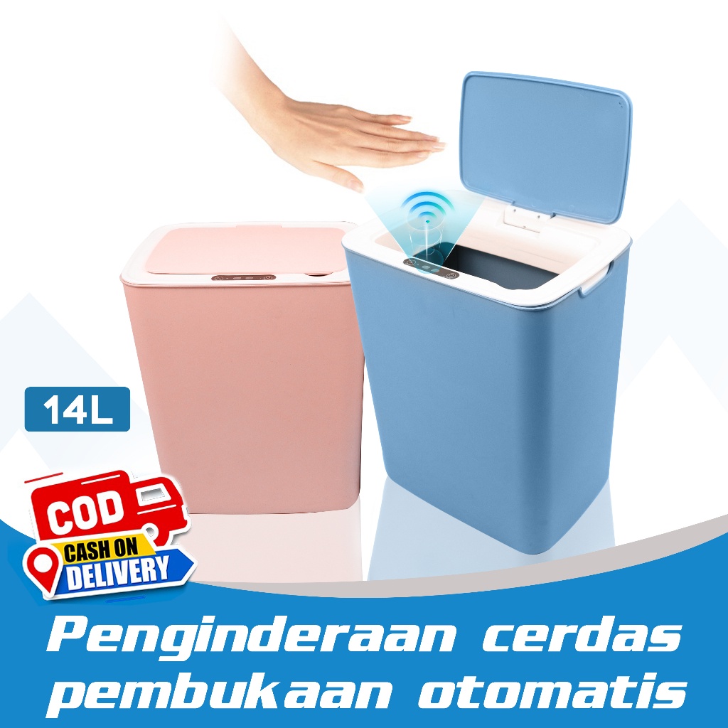 Jual Tempat Sampah Sensor Otomatis Infrared Kapasitas Besar 14L/Tong ... Jual Tempat Sampah Sensor Otomatis Infrared Kapasitas Besar 14L/Tong ...