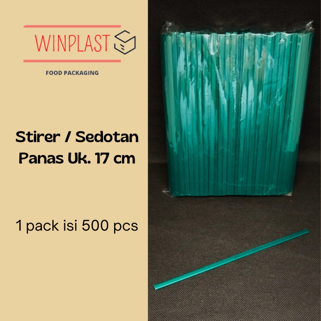Jual Stirer Kopi / Sedotan Kopi / Sedotan Panas 17 cm isi 500 pcs ...
