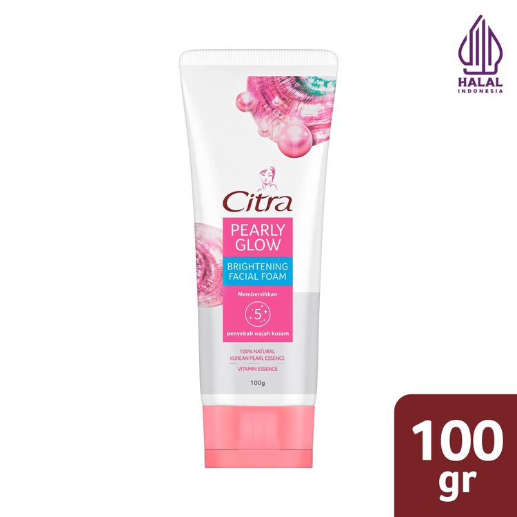 Jual CITRA FACE WASH WAJAH CERAH GLOWING BENING PEARLY GLOW SABUN MUKA ...