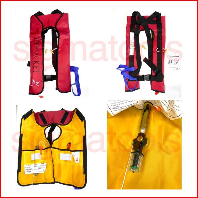 Jual Inflatable Life Jacket Pelampung Co2 Automatic Merk Marlin ...