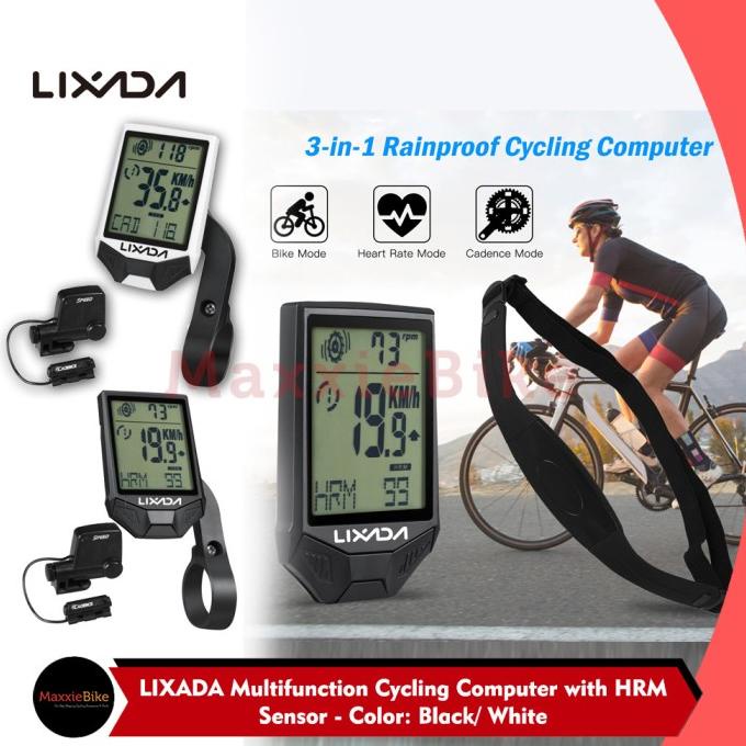 Jual LIXADA 3 in 1 Speedometer HeartRate Cadence XHBC335 Bicycle ...