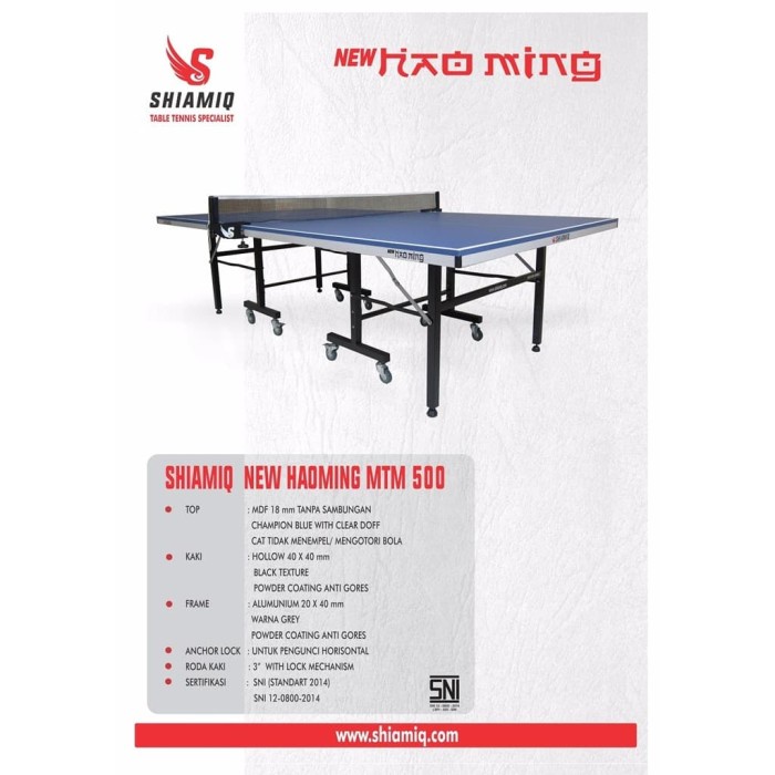 Jual Meja Pingpong Tenis Meja SHIAMIQ New Haoming | Shopee Indonesia