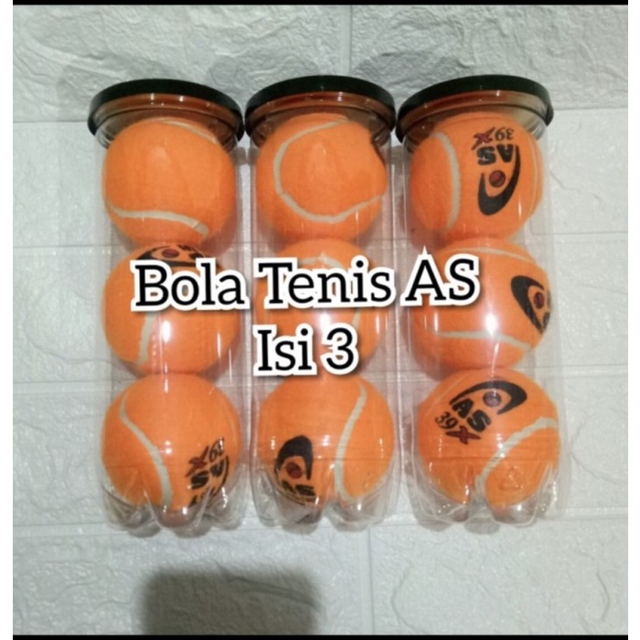 Jual Bola Tenis Lapangan As One Isi 3 +Tabung Original Terpopuler ...