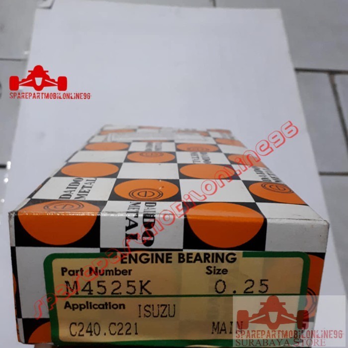 Jual Metal Duduk Main Bearing Isuzu Kad C240 Daido Star | Shopee Indonesia